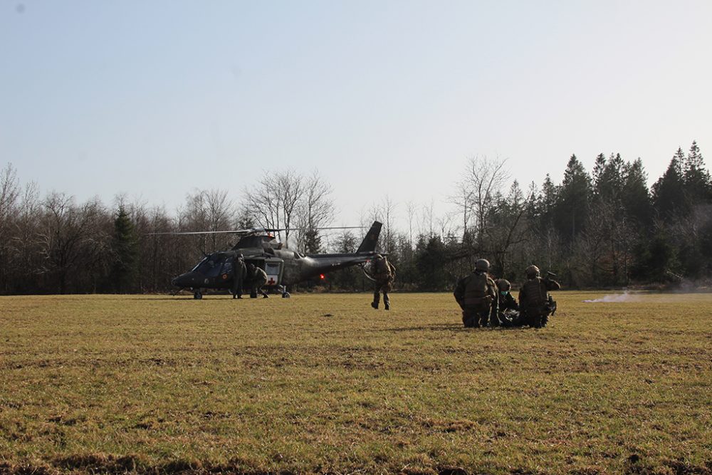 Militärübung in Honsfeld (Büllingen) - BRF Nachrichten