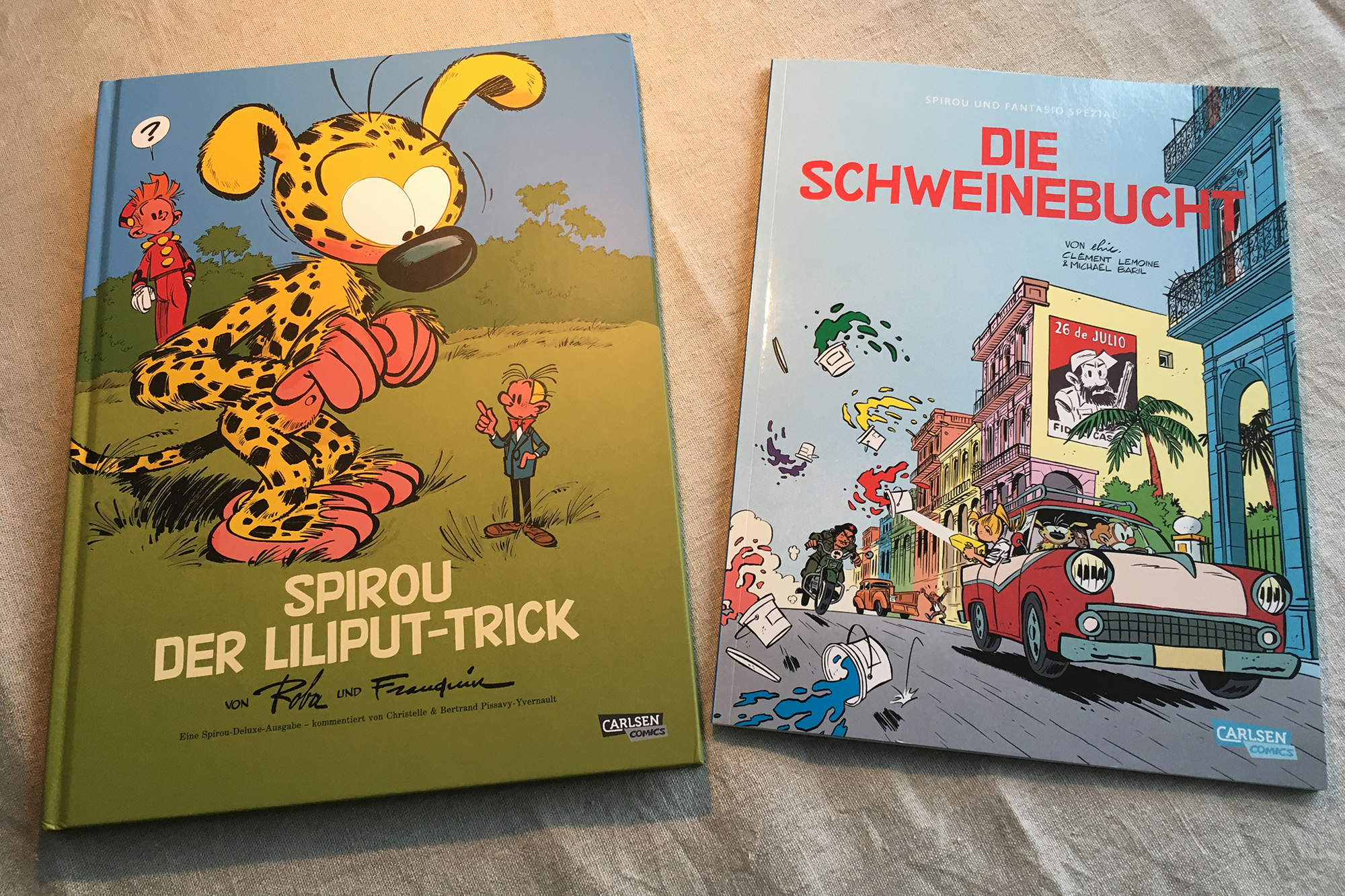 Neue belgische Comics auf Deutsch, Teil vier: Spirou und Fantasio ...