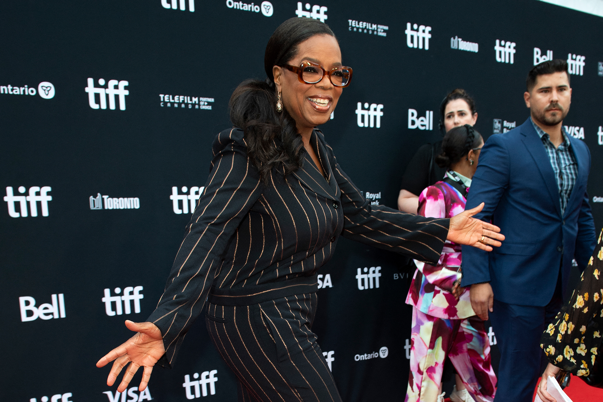 US-Fernsehmoderatorin Oprah Winfrey eröffnet Technologie-Event ...